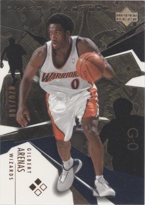 2003-04 Upper Deck Black Diamond - Gilbert Arenas #87 Bronze /100 for ...