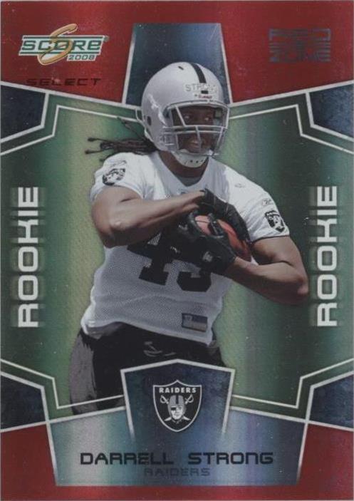 2008 Score Select - Rookie Red Zone #432 Darrell Strong /30 (RC) for ...
