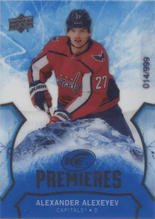 2021-22 Upper Deck Ice - 2020-21 Base Ice Premieres #138 Alexander ...