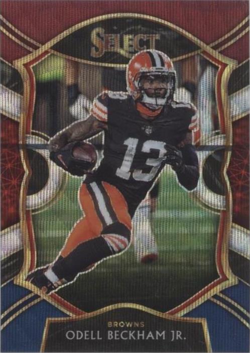 2020 Panini Select - Concourse Tri-Color Prizm #25 Odell Beckham Jr ...