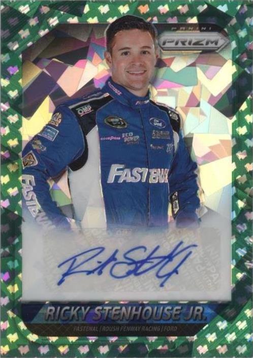 2016 Panini Prizm NASCAR - Driver Signatures Green Flag Prizm #RS Ricky ...