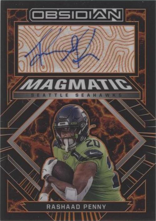 2022 Panini Obsidian - Magmatic Signatures Electric Etch Orange #MS-RPE ...