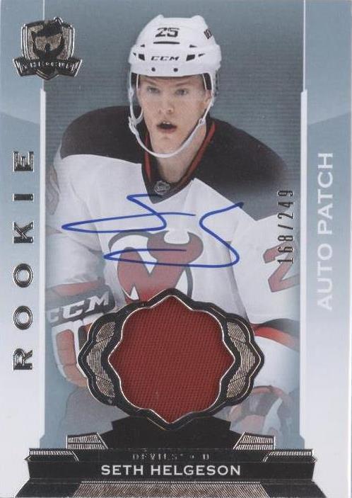 2014-15 Upper Deck The Cup - Rookie Auto Patch Seth Helgeson #108 /249 ...