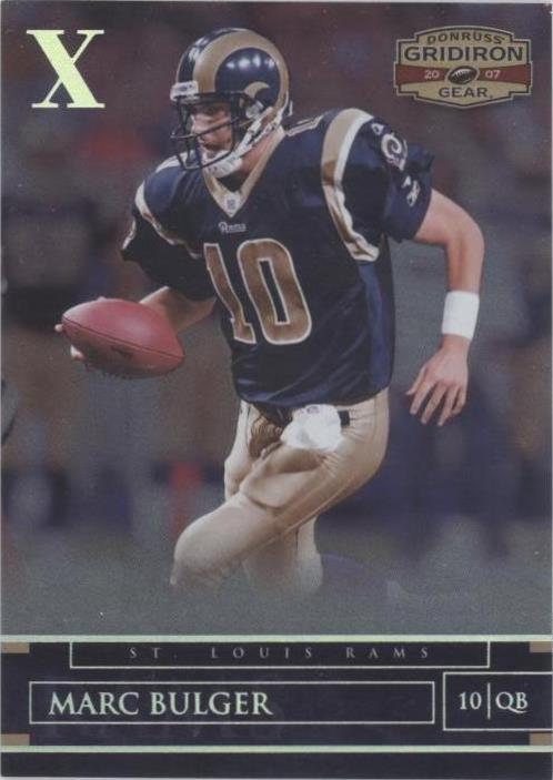 2007 Donruss Gridiron Gear - Silver X's #41 Marc Bulger /250 for sale ...