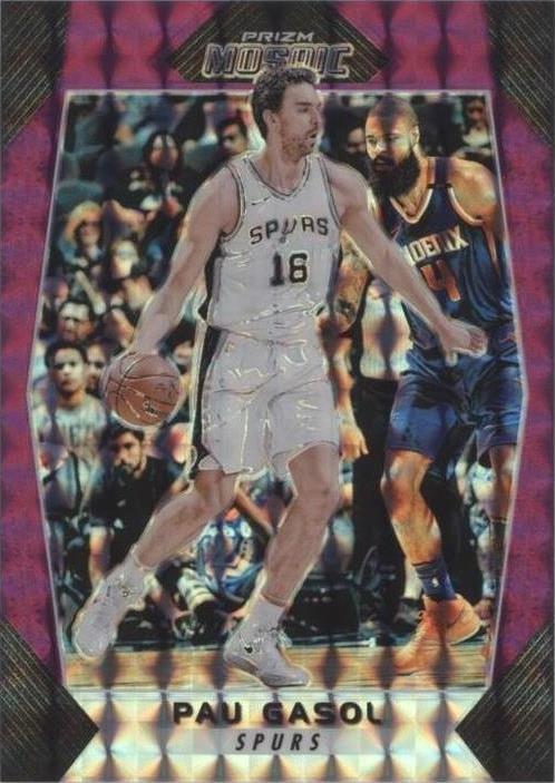 2017-18 Panini Prizm Mosaic - Purple #35 Pau Gasol /99 for sale online ...