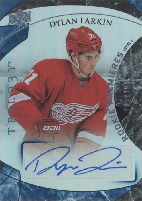 2015-16 Upper Deck Trilogy - Rookie Premieres Autograph Blue Rainbow ...