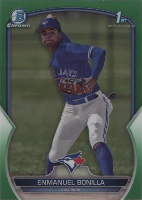 2023 Bowman Chrome - Prospects Enmanuel Bonilla #BCP-163 Green ...