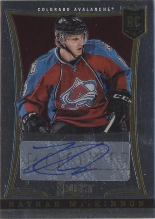 2013-14 Panini Select - Rookie Autographs #301 Nathan MacKinnon /399 ...