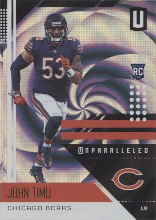 2018 Panini Unparalleled - Whirl #37 John Timu /100 (RC) for sale ...