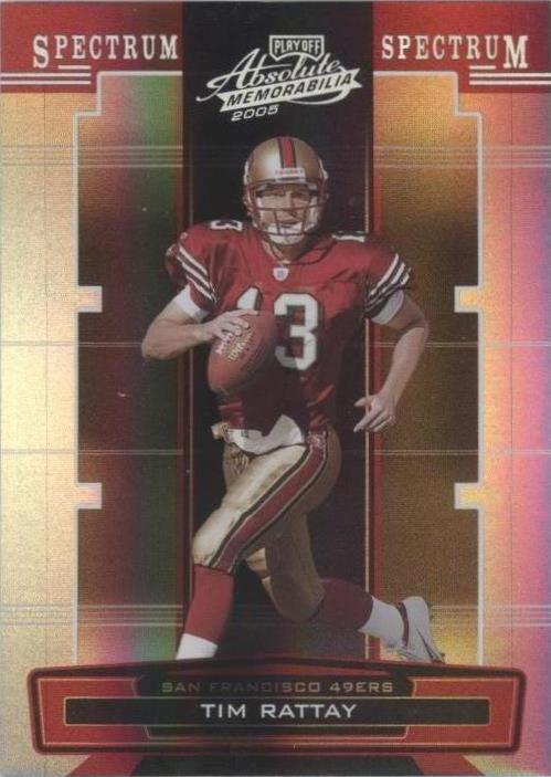 2005 Playoff Absolute Memorabilia - Tim Rattay #127 Spectrum Silver ...