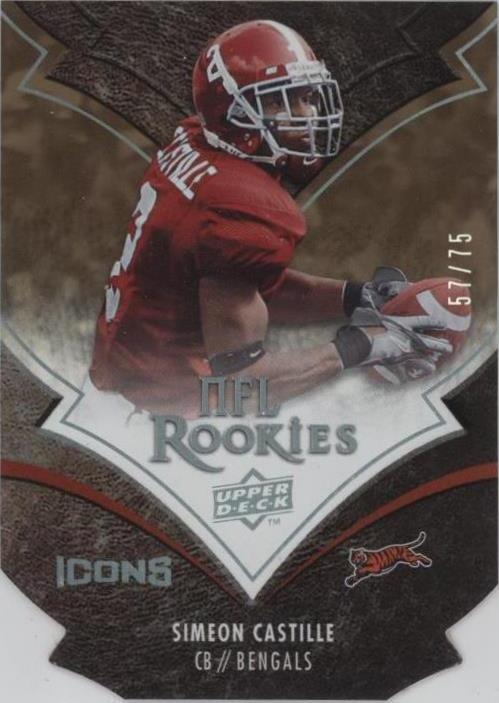 2008 Upper Deck Icons - Gold Die-Cut #202 Simeon Castille /75 (RC) for ...