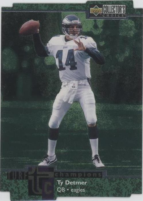 1997 Upper Deck Collector's Choice - Turf Champions #TC69 Ty Detmer for ...