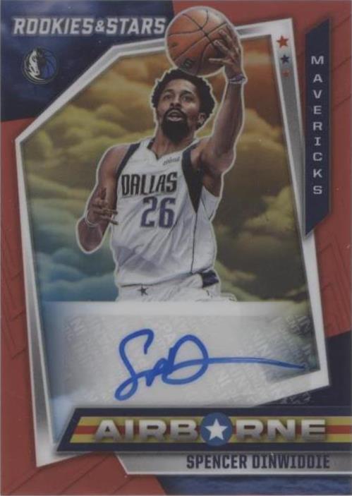 2021-22 Panini Chronicles - Airborne Signatures Red #AIR-SDW Spencer ...