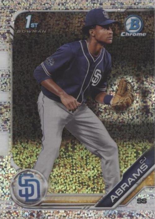2019 Bowman Draft - Chrome Sparkles Refractor #BDC-85 C.J. Abrams (RC) for sale online | eBay