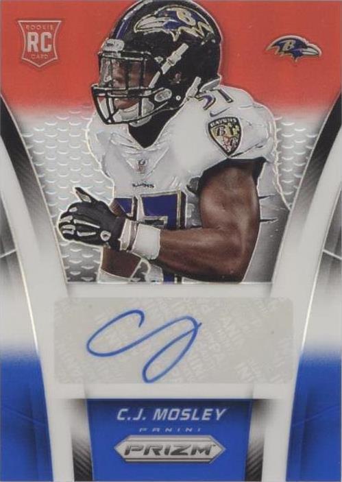 2014 Panini Prizm - Autographed Rookie C.J. Mosley #AR-CJ Red White ...