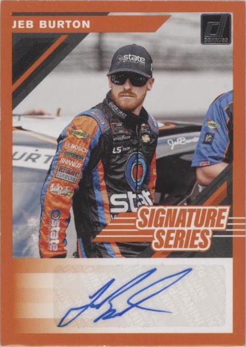 2020 Panini Donruss NASCAR - Signature Series #SS-JB Jeb Burton (AU ...