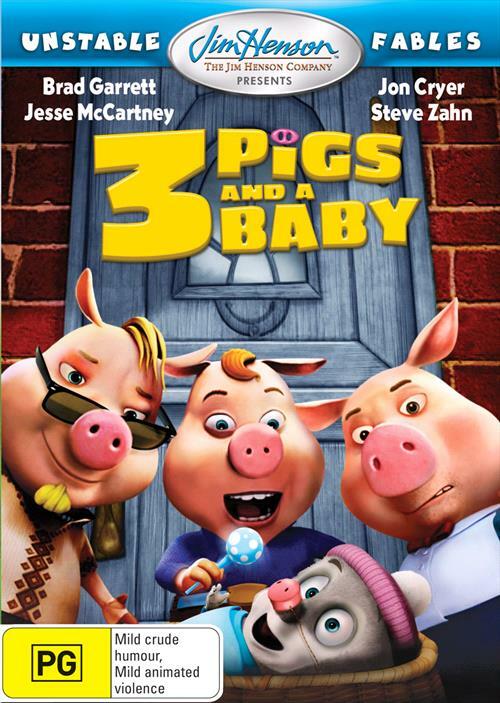 Unstable Fables-3 Pigs and a Baby (DVD, 2008) for sale online | eBay UK