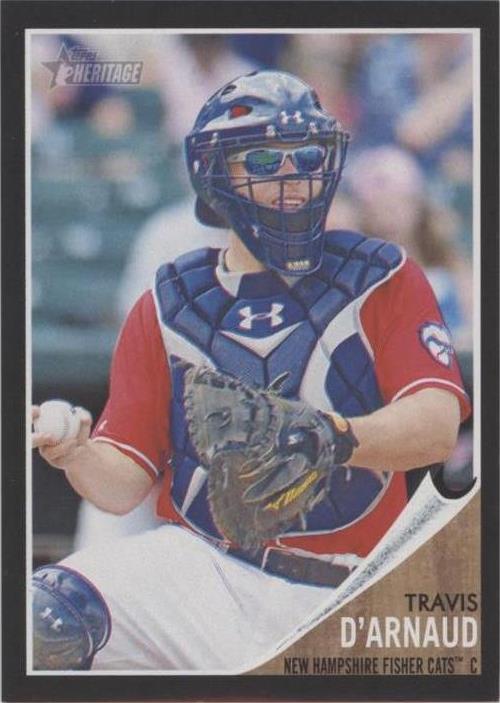 2011 Topps Heritage Minor League Edition - Black Border #9 Travis d ...