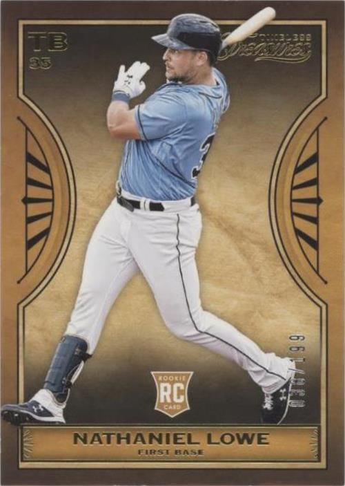 2019 Panini Chronicles - Timeless Treasures Gold #8 Nate Lowe /199 (RC ...