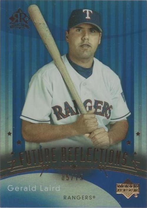 2005 Upper Deck Reflections - Future Reflections Blue #147 Gerald Laird ...