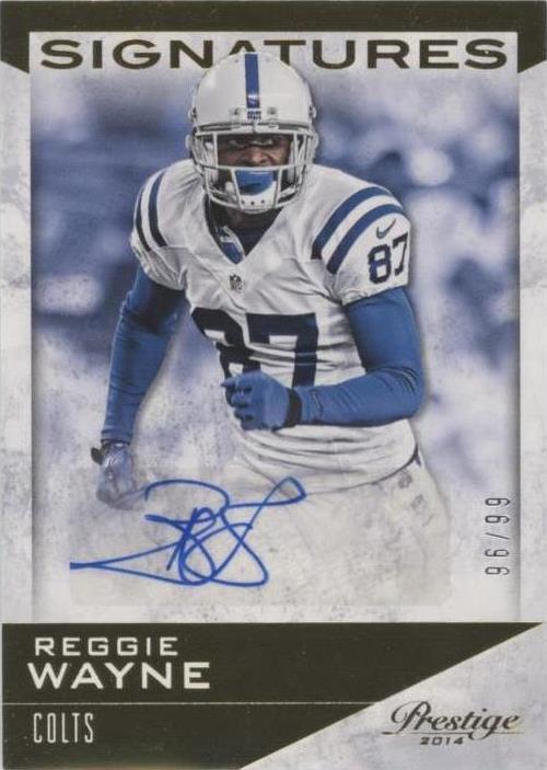 2014 Panini Prestige - Signatures #50 Reggie Wayne /99 (AU) for sale ...