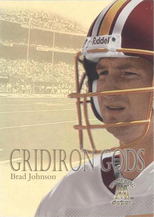 1999 Skybox Molten Metal - Gridiron Gods Brad Johnson #19GG for sale ...
