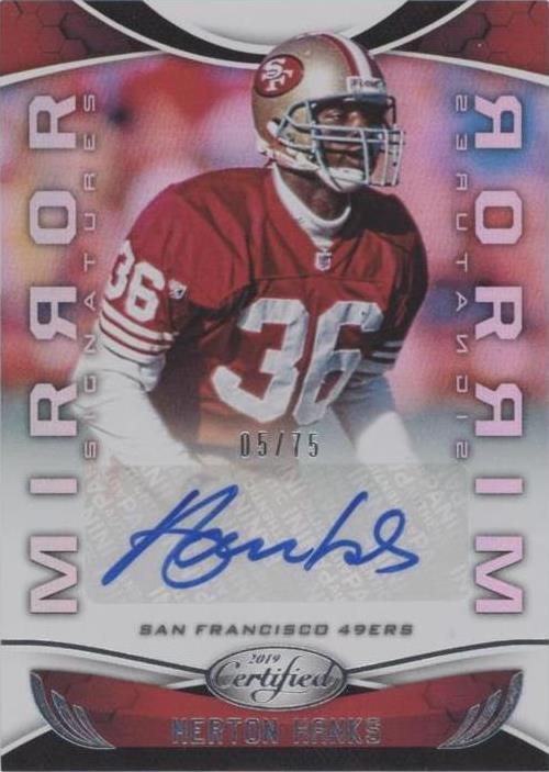 2019 Panini Certified - Signatures Mirror #MI-MH Merton Hanks /75 (AU ...