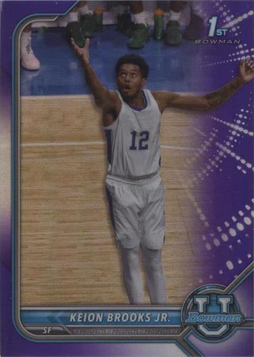 2021-22 Bowman University - Purple Refractor #70 Keion Brooks Jr. /299 (RC) for sale online | eBay