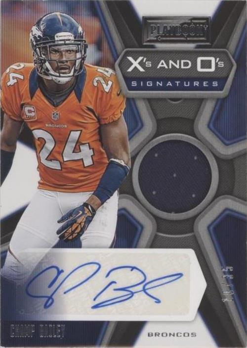 2019 Panini Playbook - X's and O's Signatures #XO-CB Champ Bailey /35 ...