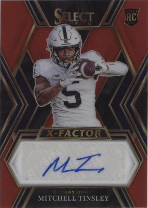 2023 Panini Select Draft Picks - X-Factor Signatures Mitchell Tinsley # ...