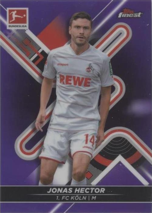 2021-22 Topps Finest Bundesliga - Jonas Hector #85 Purple Refractor ...