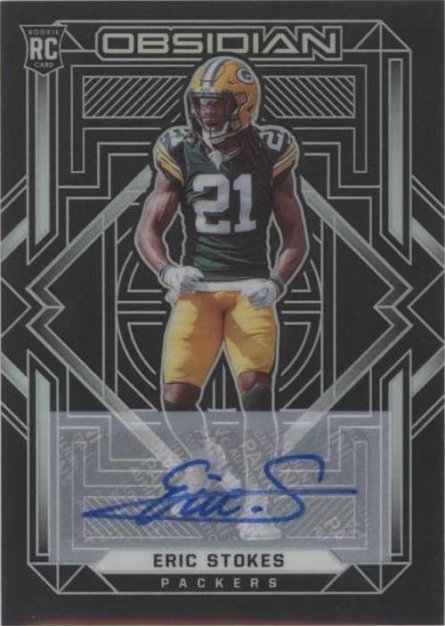 2021 Panini Obsidian - Rookies Autographs #171 Eric Stokes /199 (AU, RC ...