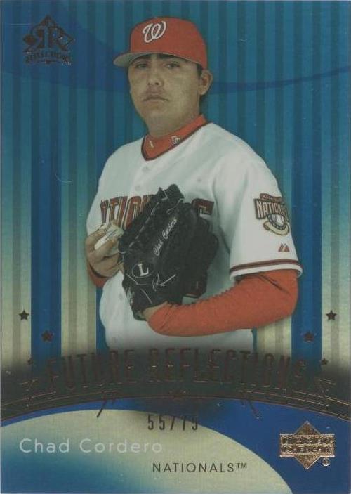 2005 Upper Deck Reflections - Future Reflections Blue #132 Chad Cordero ...