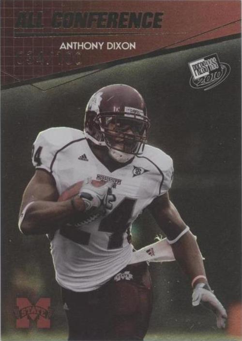 2010 Press Pass - All Conference Gold #86 Anthony Dixon /100 (RC) for ...