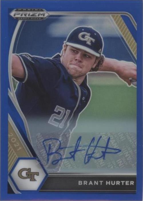2021 Panini Prizm Draft Picks - Blue Prizm Autographs #PDP193 Brant ...