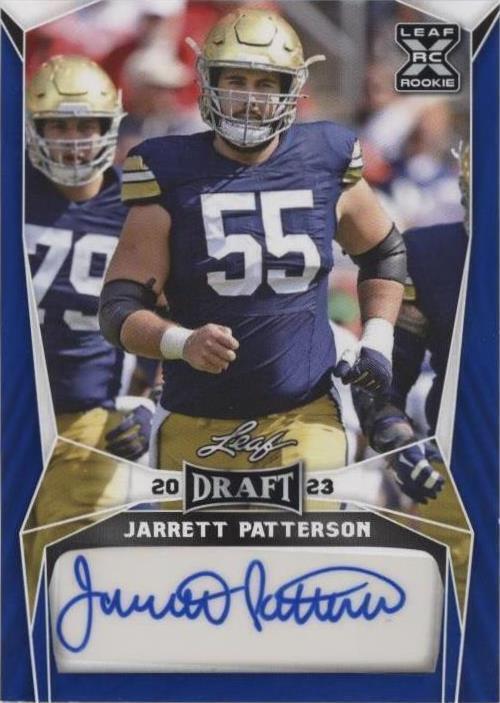 2023 Leaf Draft - Autographs Jarrett Patterson #BA-JP1 Blue (AU, RC ...