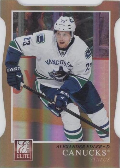 2011-12 Panini Elite - Status Gold Die-Cut #50 Alexander Edler /99 for ...