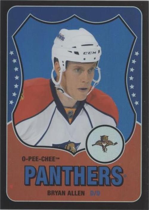 2010-11 O-Pee-Chee - Black Rainbow Retro #134 Bryan Allen /100 for sale ...