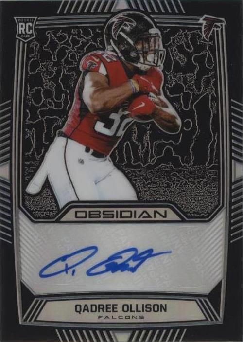 2019 Panini Obsidian - Rookie Autographs #RA-QOL Qadree Ollison /150 ...
