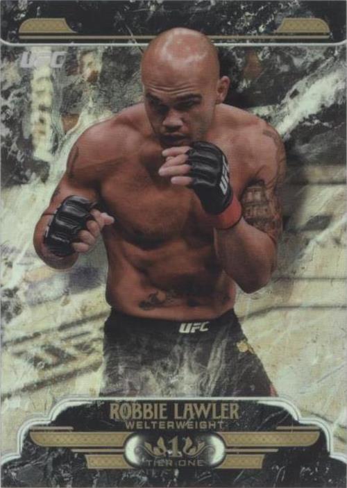2017 Topps Chrome UFC - Tier 1 Refractor #UT-RL Robbie Lawler /99 for ...