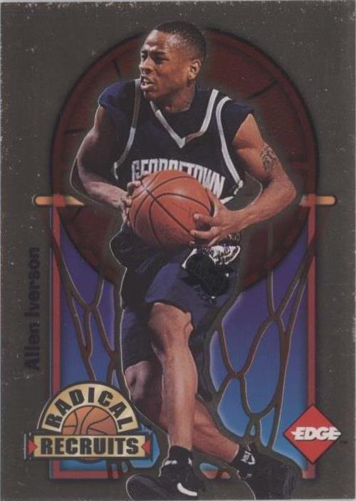 1996 Collector's Edge Rookie Rage - Radical Recruits Allen Iverson #8 ...