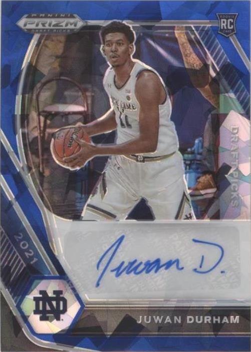 2021-22 Panini Prizm Draft Picks - Draft Picks Autographs Juwan Durham ...