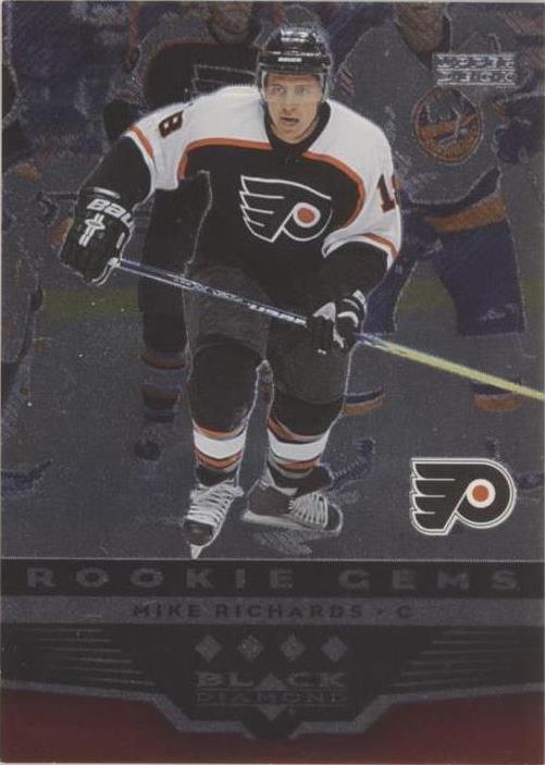 2005-06 Upper Deck Black Diamond - Rookie Gems Ruby #199 Mike Richards ...