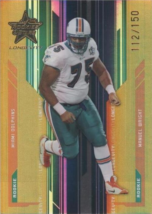 2005 Leaf Rookies & Stars Longevity - Rookie Manuel Wright #189 Gold /150 (RC) for sale online ...