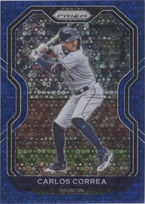 2021 Panini Prizm - Blue Donut Circle Prizm #39 Carlos Correa /199 for ...