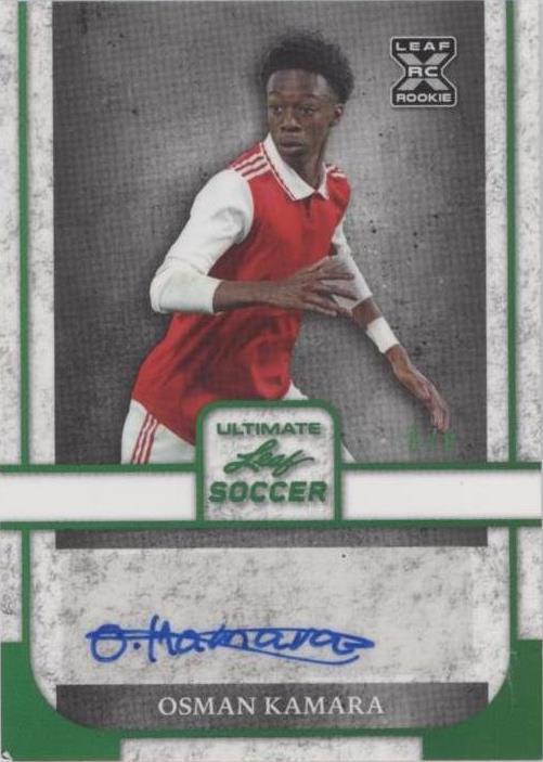 2022 Leaf Ultimate - Osman Kamara #BA-OK1 Emerald Spectrum /8 (AU) for ...