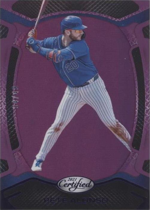2021 Panini Chronicles - Certified Purple #21 Pete Alonso /49 for sale ...