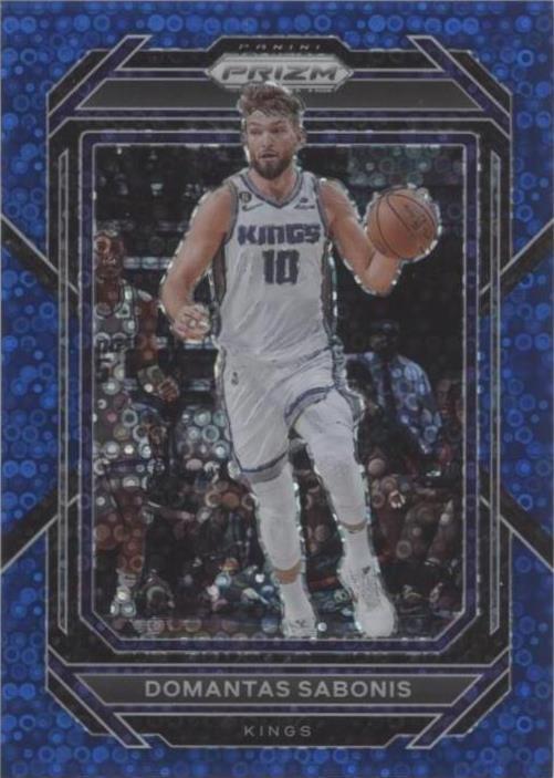 2022-23 Panini Prizm - Domantas Sabonis #143 Fast Break Blue Prizm /150 ...