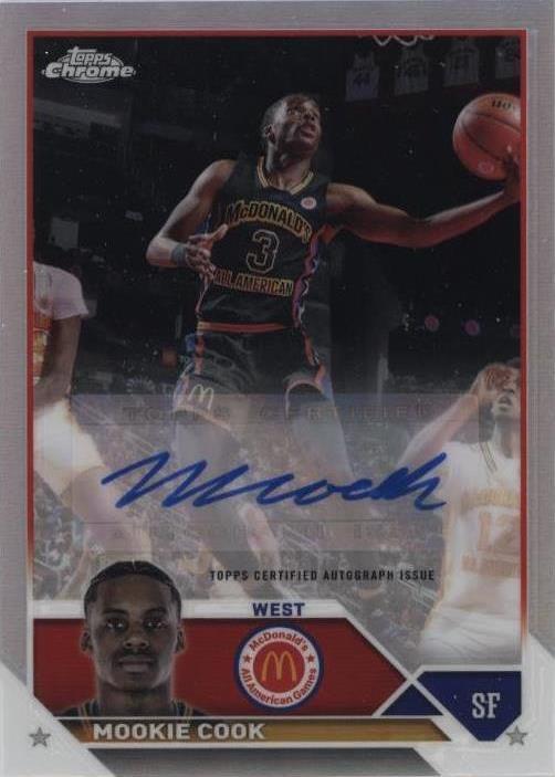 2023 Topps Chrome McDonald's All American - Chrome Autographs Mookie ...