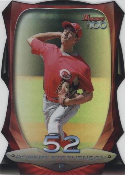 2013 Bowman - Top 100 Prospects Robert Stephenson #BTP-52 Die-Cut ...